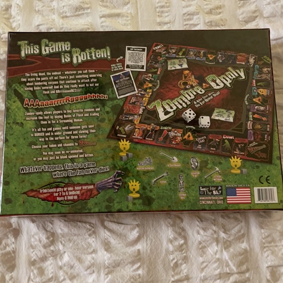 Games | Zombieopoly Unopened Zombie Monopoly Board Game | Poshmark